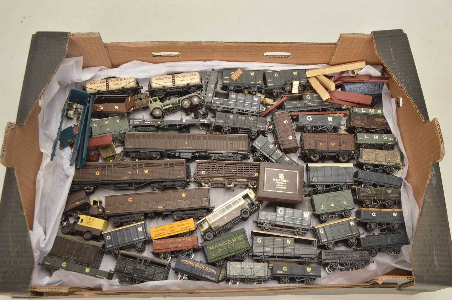 Lot 683 - Assorted GW and LMS kit built 00 gauge