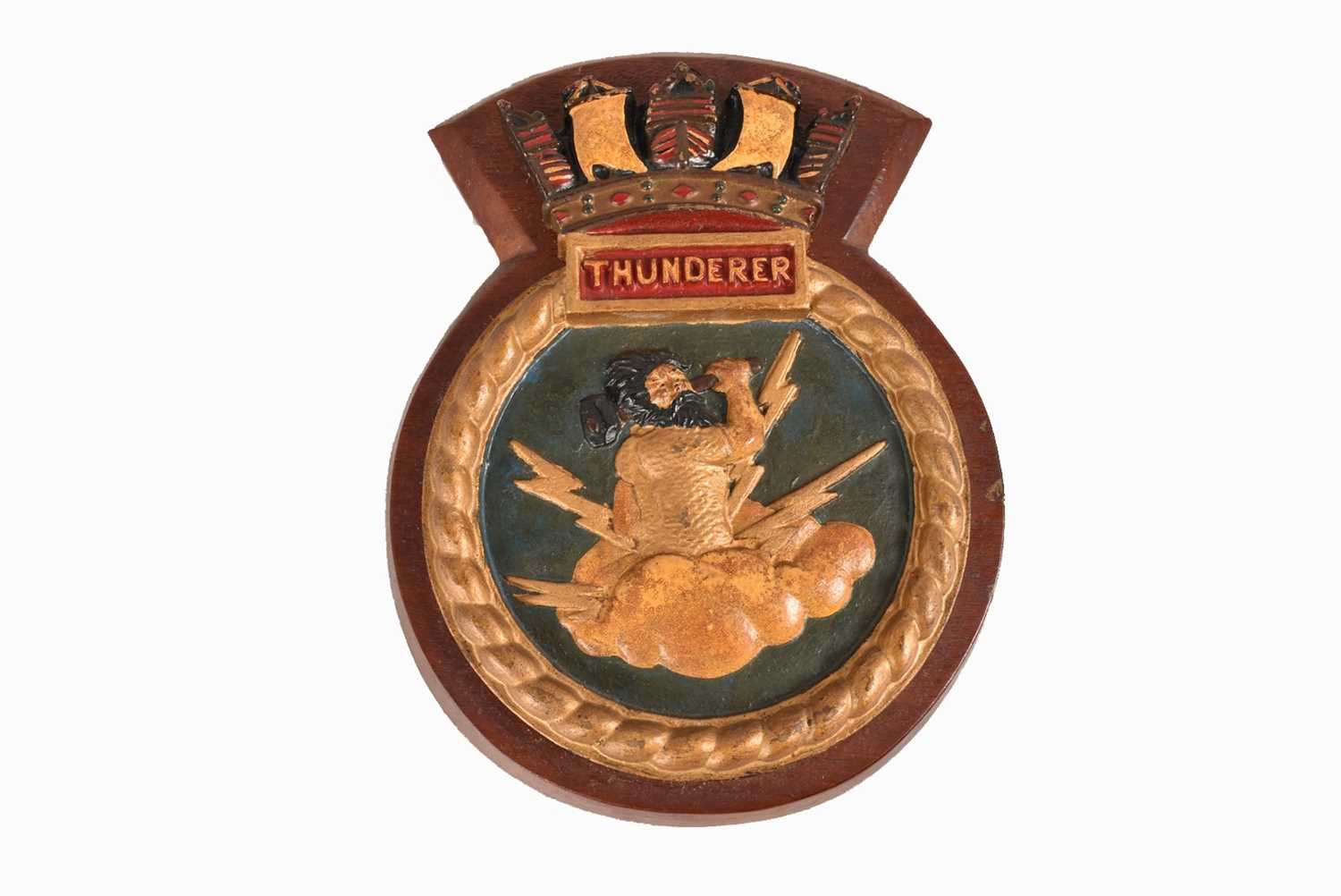 Lot 587 - HMS Thunderer,
